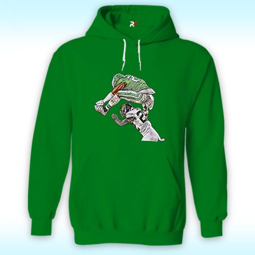Saquon Barkley Jump Hurdle Backwards Sweatshirt, Philadephia Football ...