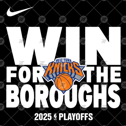 New York Knicks Win For The Boroughs Shirt, NBA Playoffs 2025 | ReciteThis