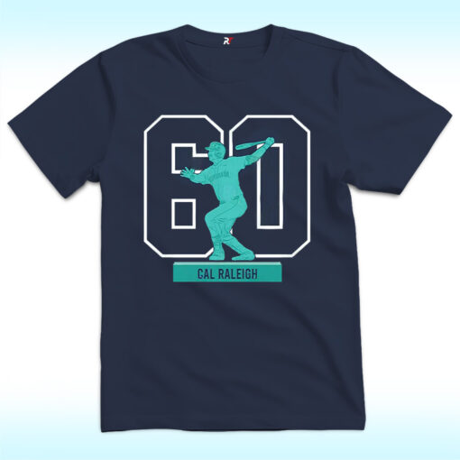 Cal Raleigh Historic 60 Home Run Season Shirt | ReciteThis
