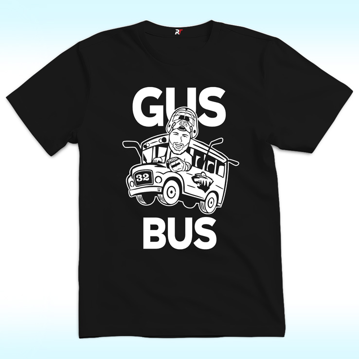 Filip Gustavsson Gus Bus Minnesota Wild Hockey Shirt | ReciteThis