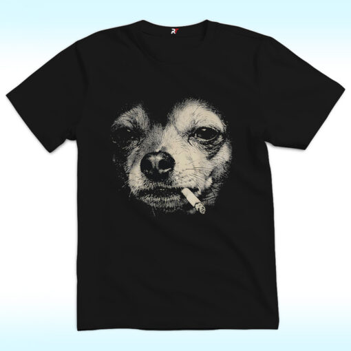 Dog Smoking Cigarette Chihuahua Meme Shirt | ReciteThis