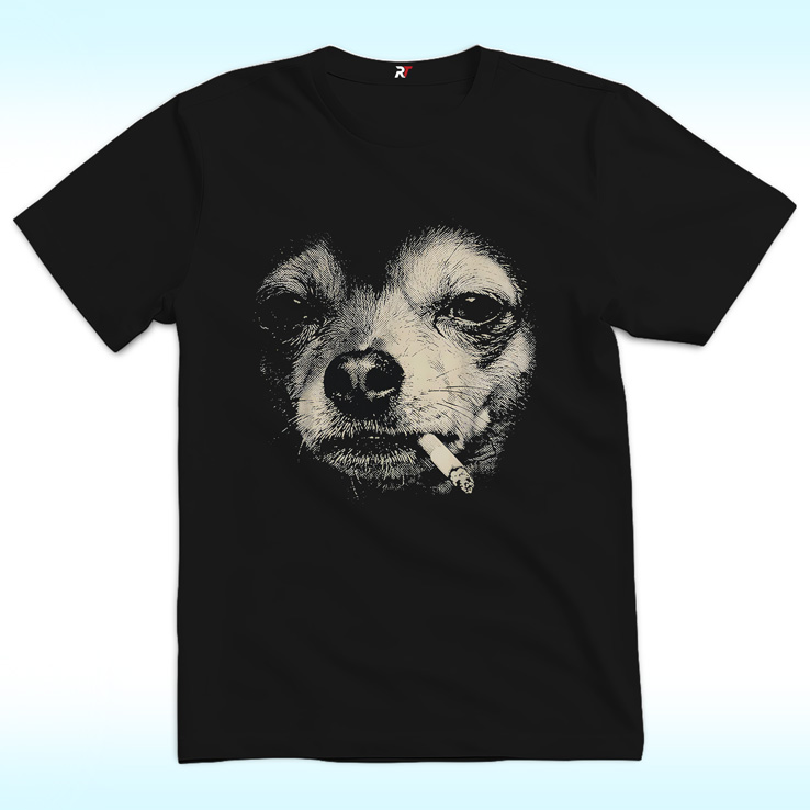 Dog Smoking Cigarette Chihuahua Meme Shirt | ReciteThis